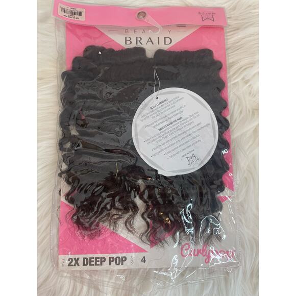 Mayde Beauty | Hair | New Mayde Beauty Braid Curly Pop Weave 2x Deep ...
